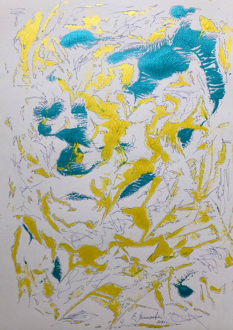 Continents of the island Drawing by Ekaterina Bosak | Saatchi Art