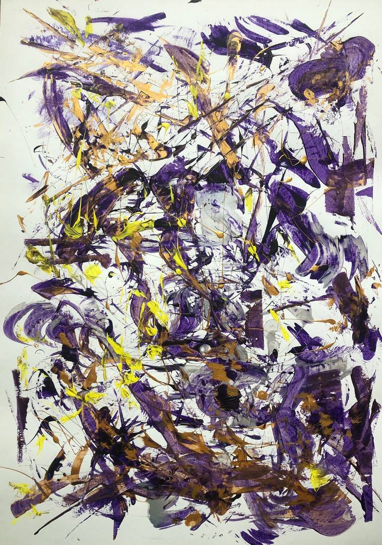 Human mask in shades of color Drawing by Ekaterina Bosak | Saatchi Art