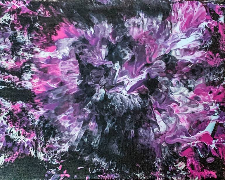 Fireworks Painting by Mary Runkel | Saatchi Art