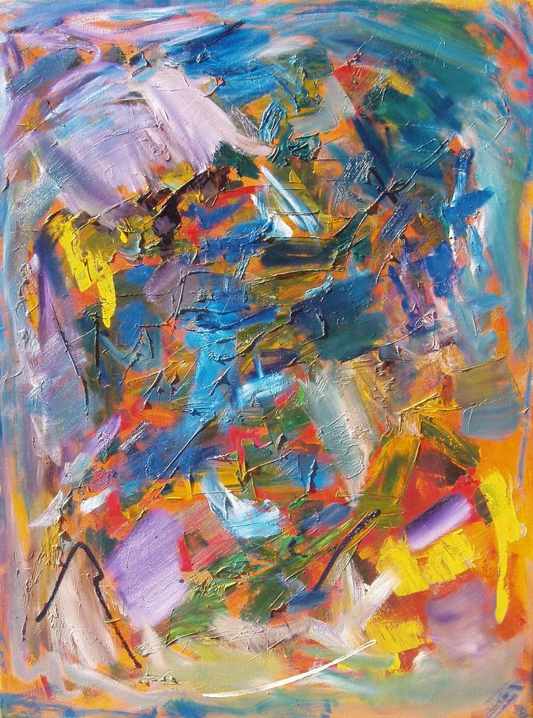 C'est toujours mieux que de la tuer... Painting by Alain Potrel ...