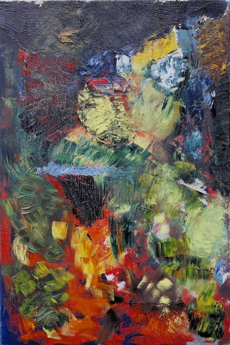 The parrot Painting by Alain Potrel | Saatchi Art