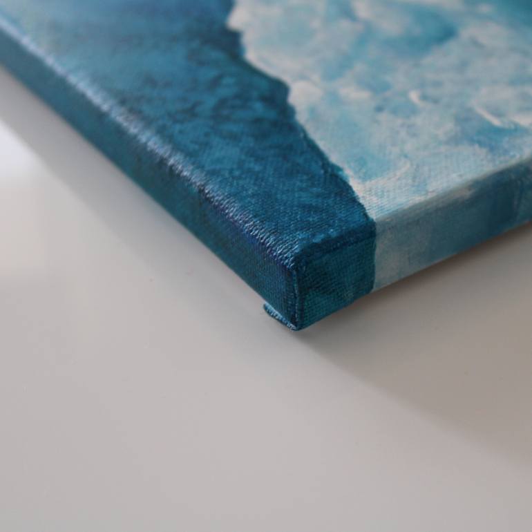 Blue Chill Painting by Jane See | Saatchi Art