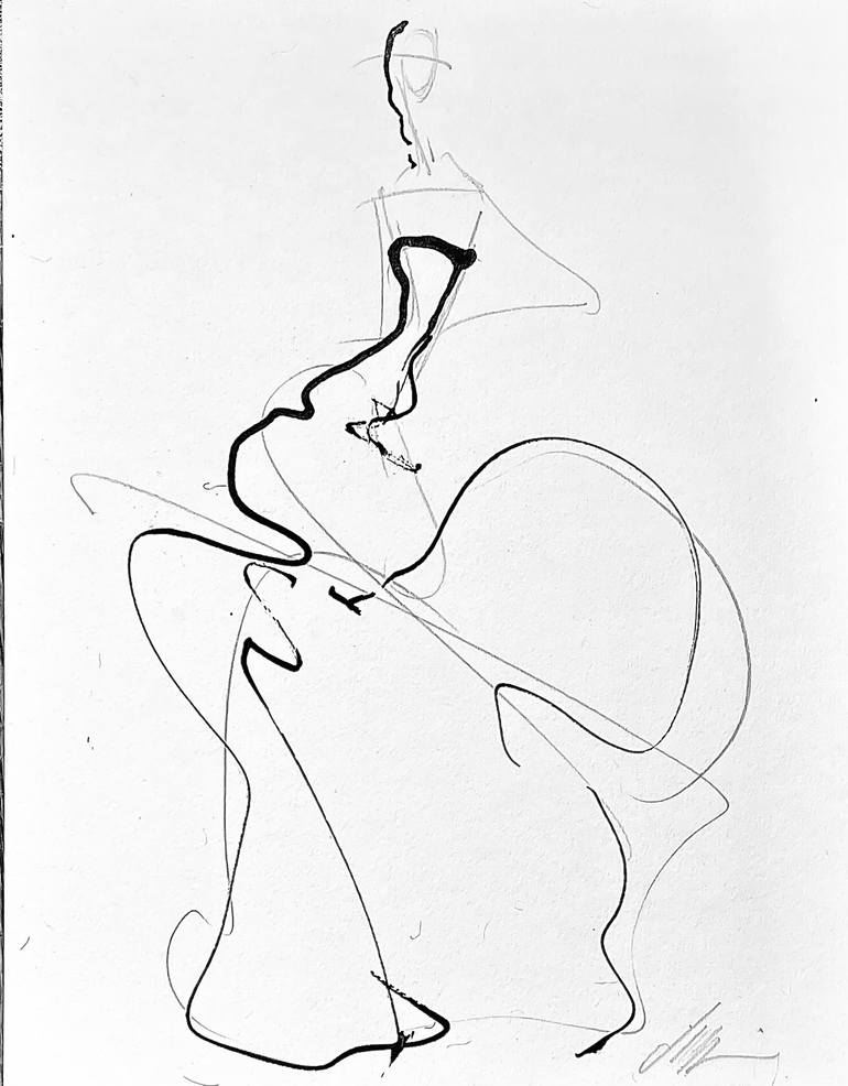 Vanish Pose 2 Drawing by Jad Racha | Saatchi Art