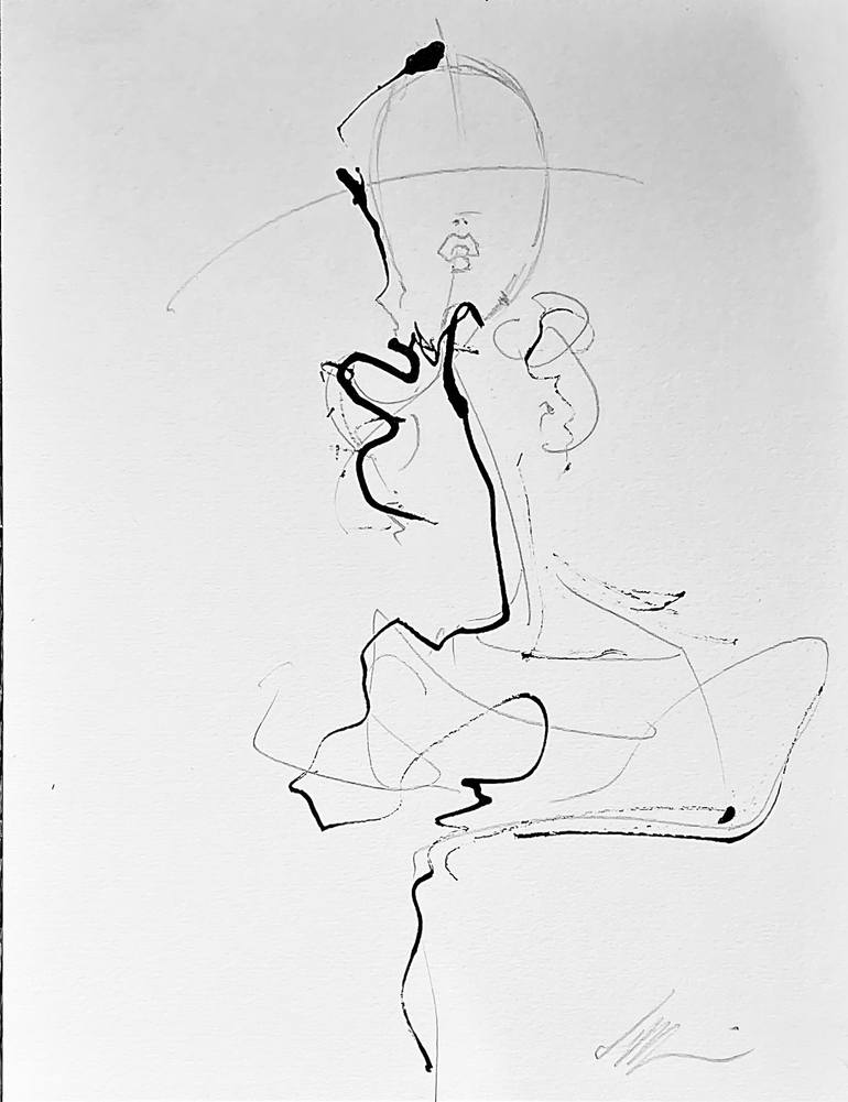 Vanish Pose 5 Drawing by Jad Racha | Saatchi Art