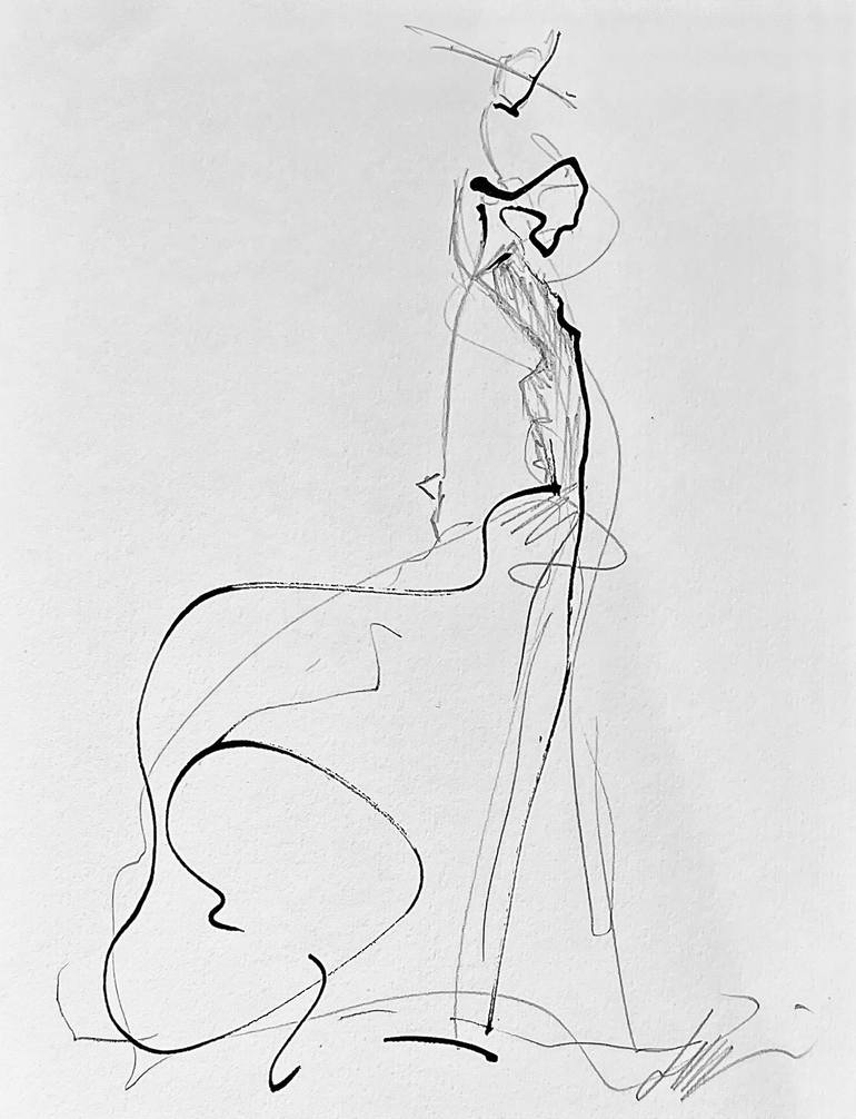 Vanish Pose 4 Drawing by Jad Racha | Saatchi Art