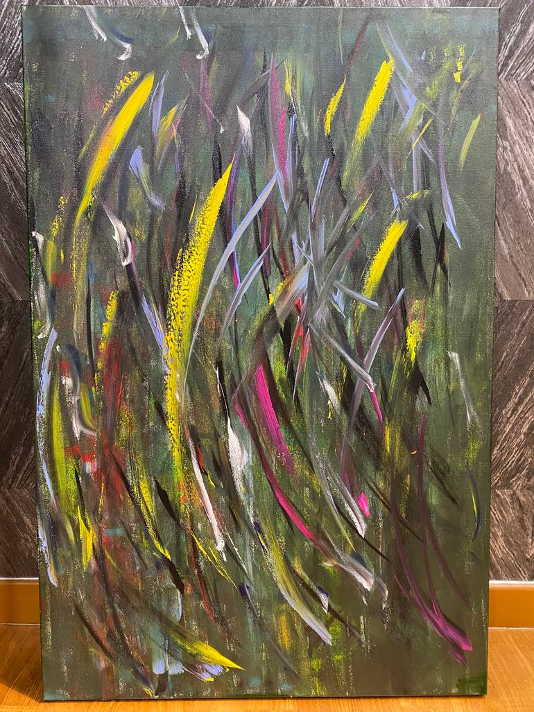 Glissade Painting by Louis Tan | Saatchi Art