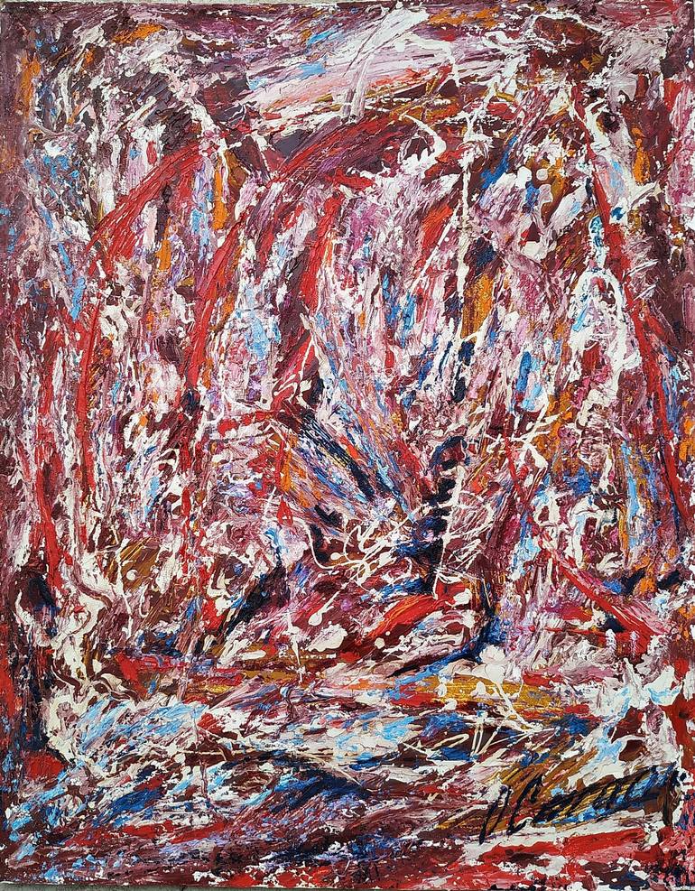 Parnassus winds Painting by Oleg Sagaidak | Saatchi Art