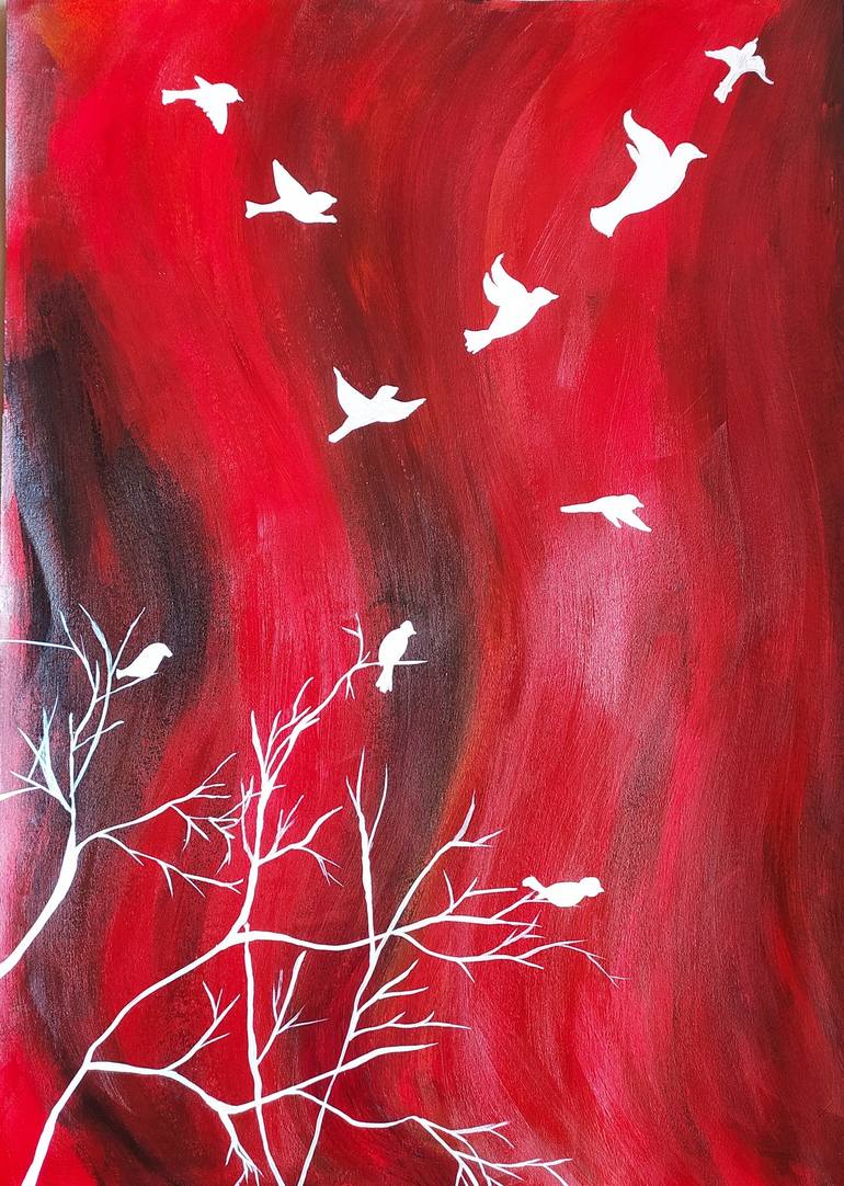 Liberation Painting by Anju Chaudhary | Saatchi Art