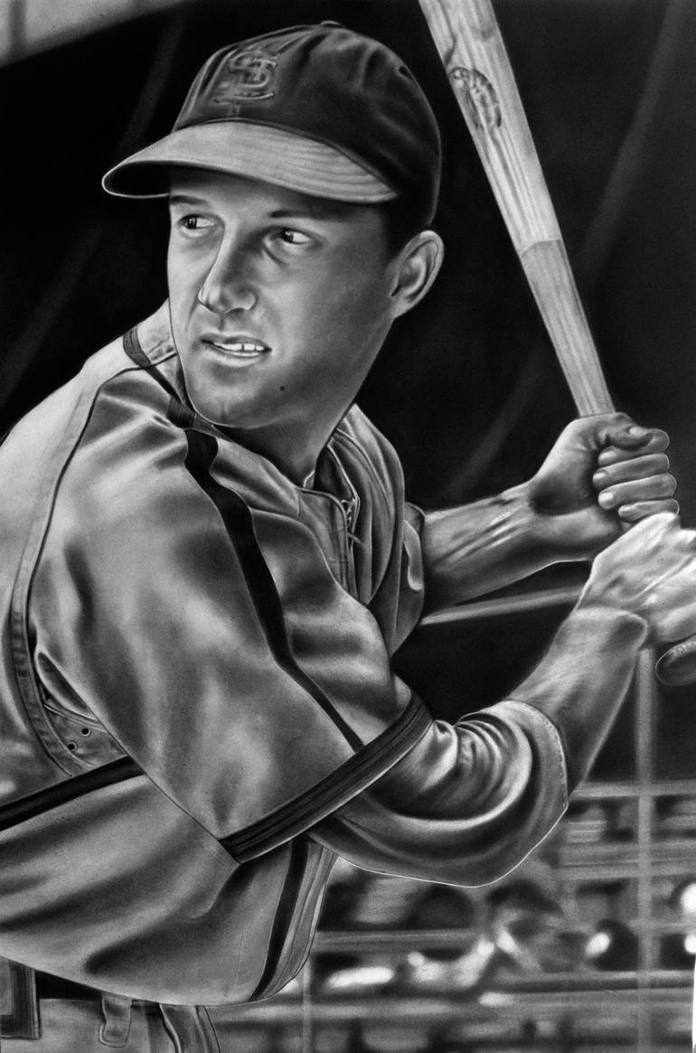 Stan Musial (At Bat) - Limited Edition of 100 Printmaking by Dave ...