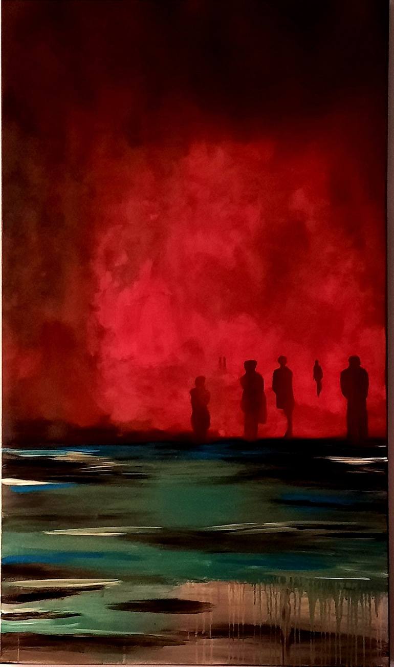 Desperation Painting by Elli Zarifi | Saatchi Art