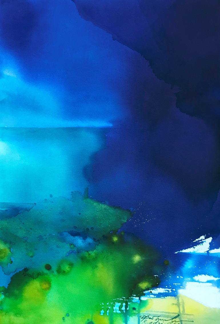 Deep water. Painting by Olena Drobysheva-Radziwill | Saatchi Art