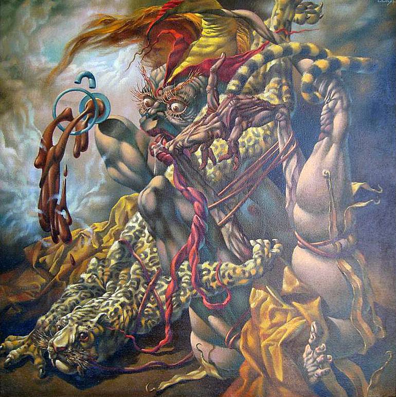 The Ardent Affection Painting by Valerii Kaplia | Saatchi Art