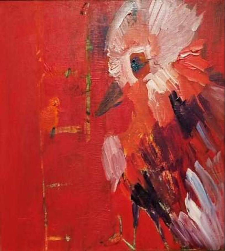 Mon Pakhi - A Slice Of Life Painting by Mahua Ray | Saatchi Art