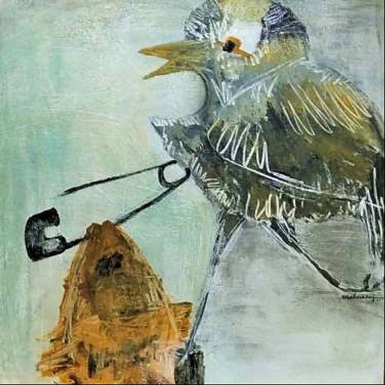 Mon Pakhi - A Slice Of Life Painting by Mahua Ray | Saatchi Art