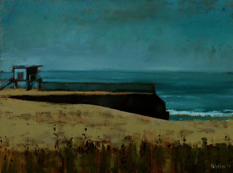 Will Rogers Beach Painting by Juan Bastos | Saatchi Art
