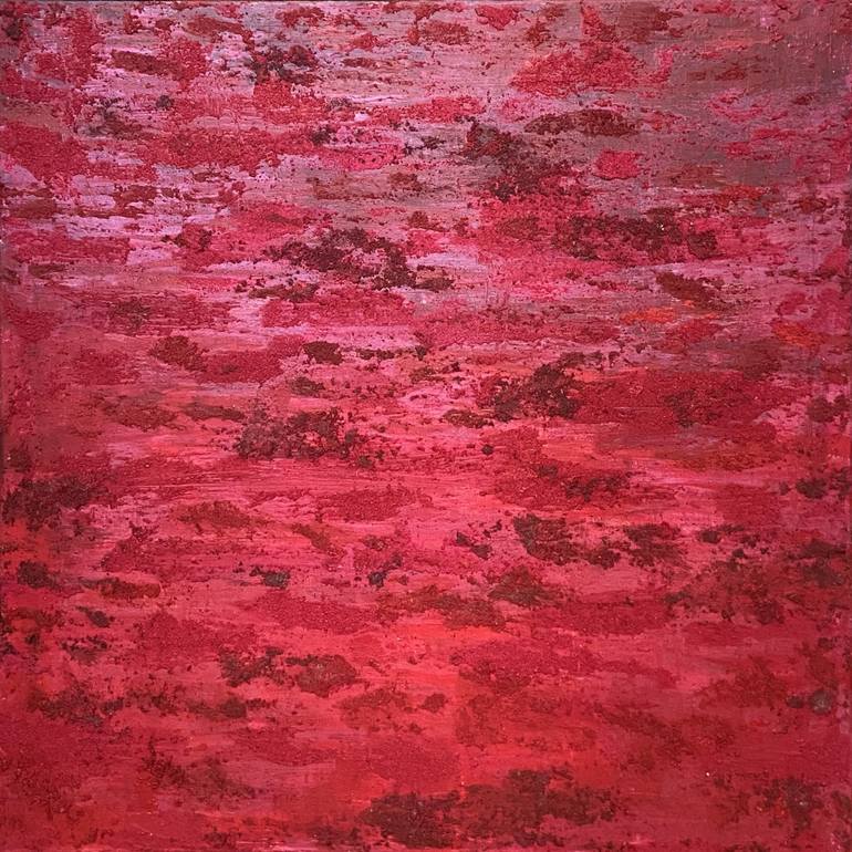 Red Clouds Painting by David Loot | Saatchi Art