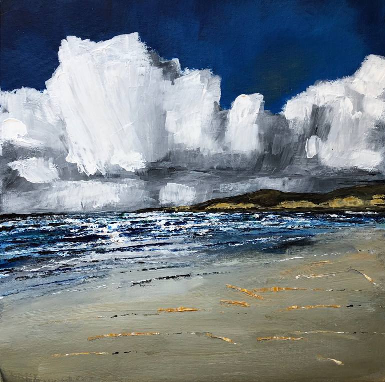 Cloud chasing 2 Painting by Sheila MacNeill | Saatchi Art