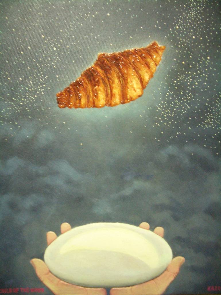 CHILD OF THE MOON Painting by kazo furukawa | Saatchi Art
