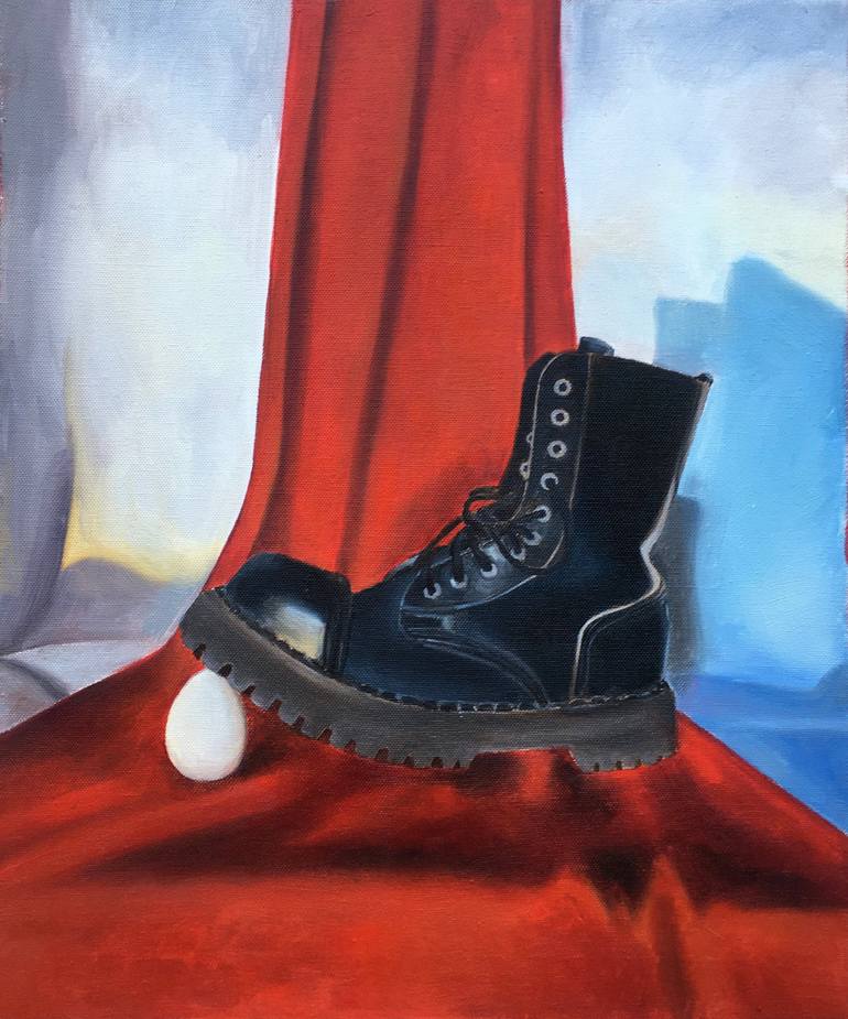 REVOLUTION Painting by Tatiana Voskresenskaya | Saatchi Art