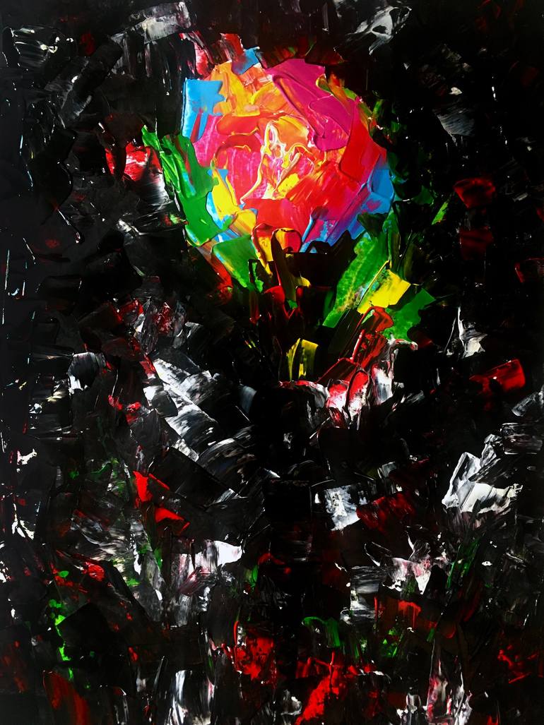 MY SPRING WEARS MOURNING Painting by Tatiana Voskresenskaya | Saatchi Art