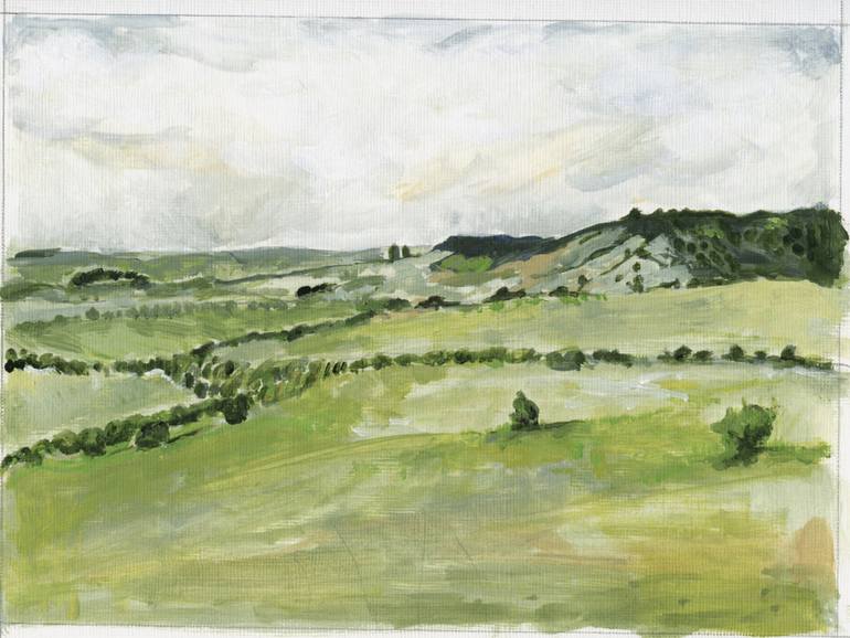 mountains II Painting by michelle Roberts | Saatchi Art