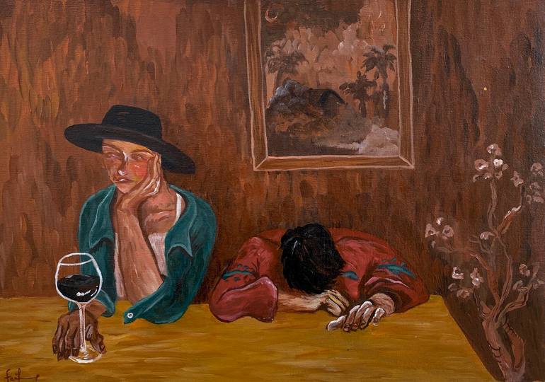 Not As It Used To Be Painting by Fariha Fatima | Saatchi Art