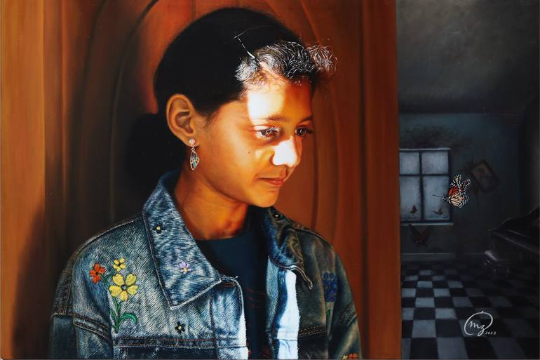 Thanks giving Painting by Muhammad Zubair | Saatchi Art