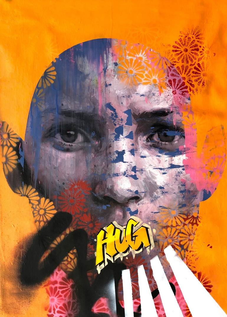 Hug 01 Painting by Peter Parker | Saatchi Art