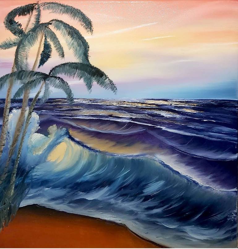 Tropical Island Painting by Vadim Litvinov | Saatchi Art