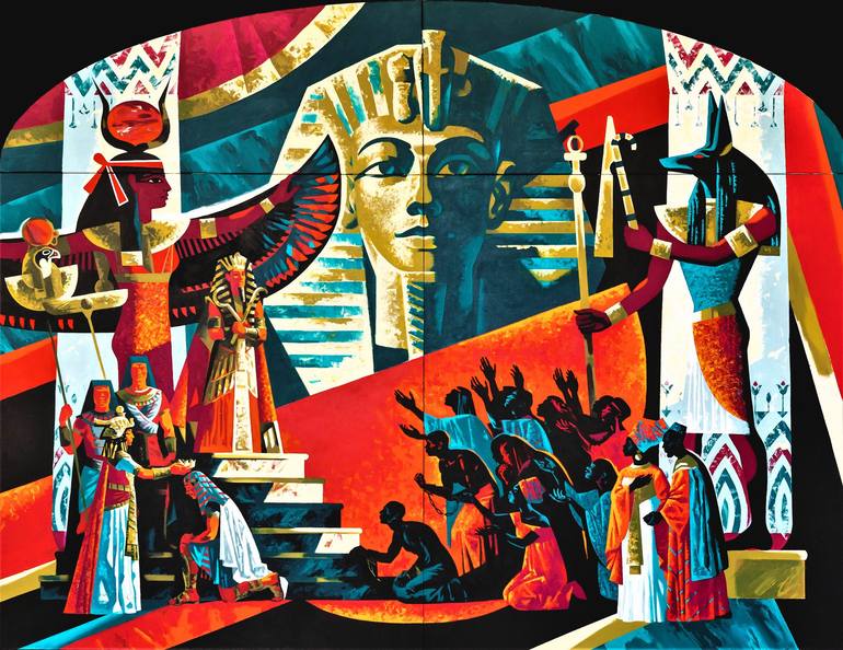 Opera Aida Painting by Kristina Korobeynikova | Saatchi Art