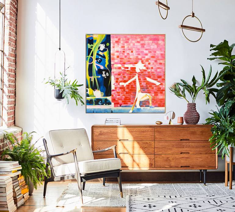 Alley Cat Painting by Mooky Grey | Saatchi Art