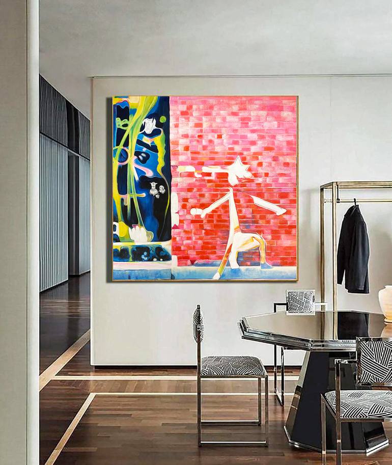 Alley Cat Painting by Mooky Grey | Saatchi Art