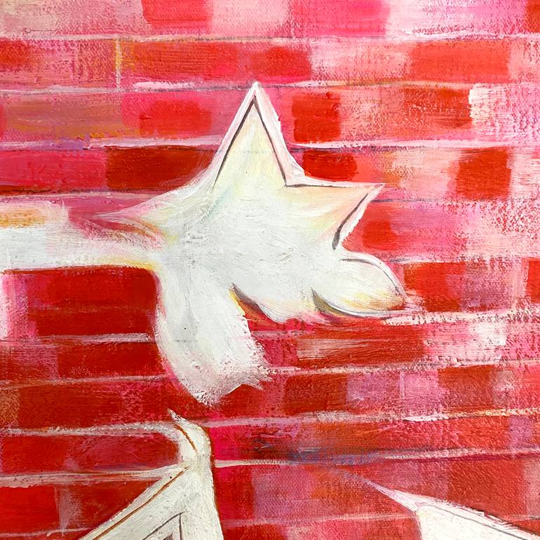 Alley Cat Painting by Mooky Grey | Saatchi Art