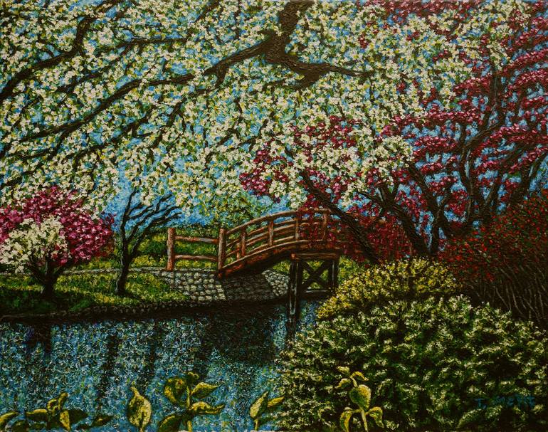 First spring Painting by Taner Mert | Saatchi Art