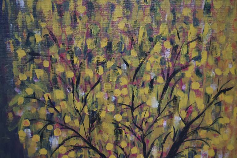 Gold Lanterns Painting by Taghera Art | Saatchi Art