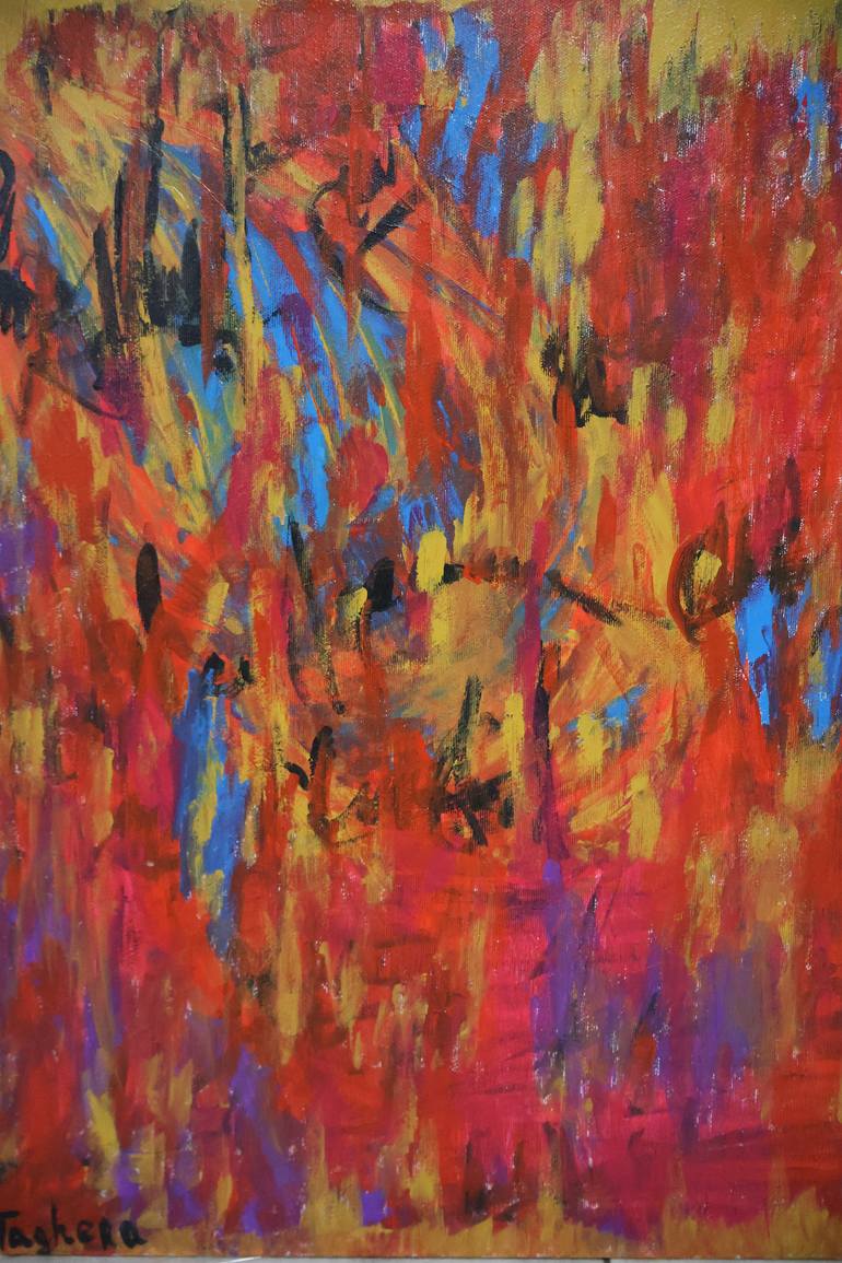 Abstract Motion Painting by Taghera Art | Saatchi Art