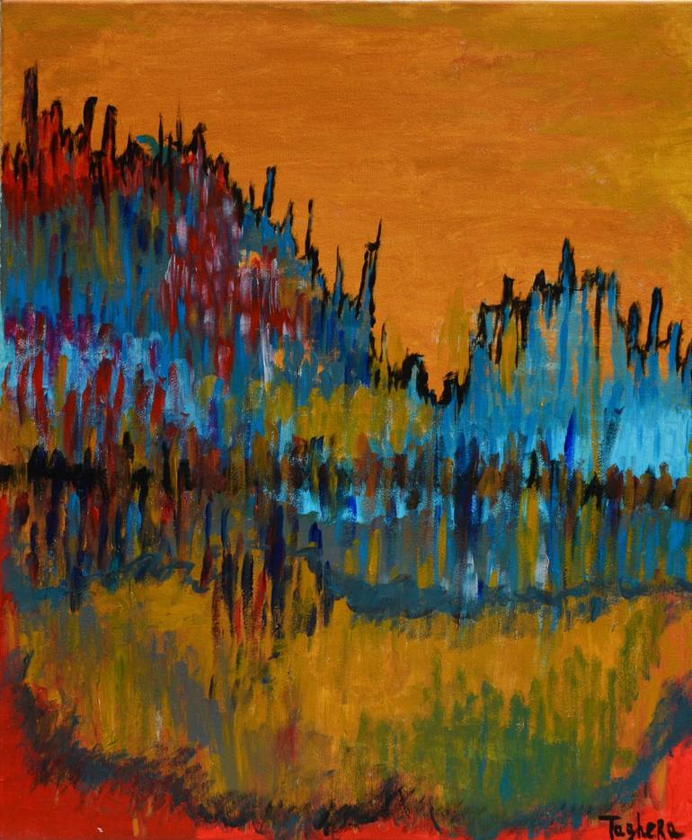 Reflections Painting by Taghera Art | Saatchi Art