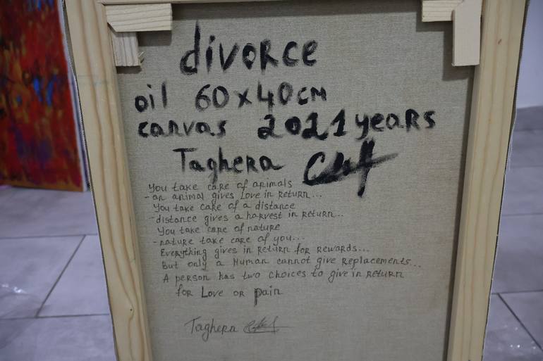 divorce Painting by Taghera Art | Saatchi Art