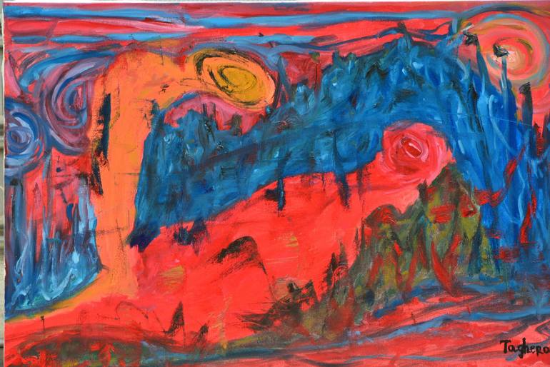 Parasite Painting by Taghera Art | Saatchi Art