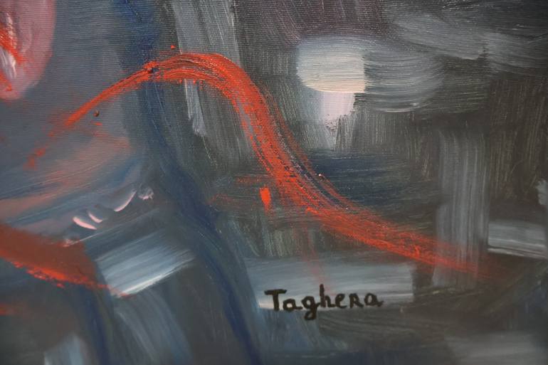 Woman Painting by Taghera Art | Saatchi Art