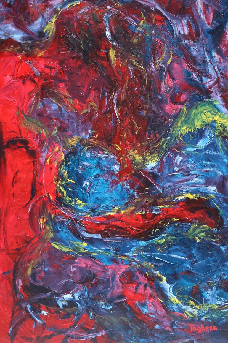 Mystery Painting by Taghera Art | Saatchi Art