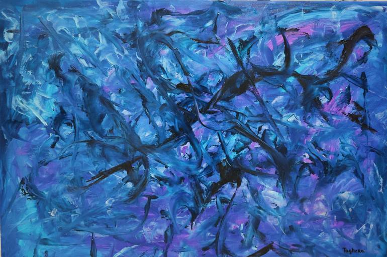 The smell of care Painting by Taghera Art | Saatchi Art