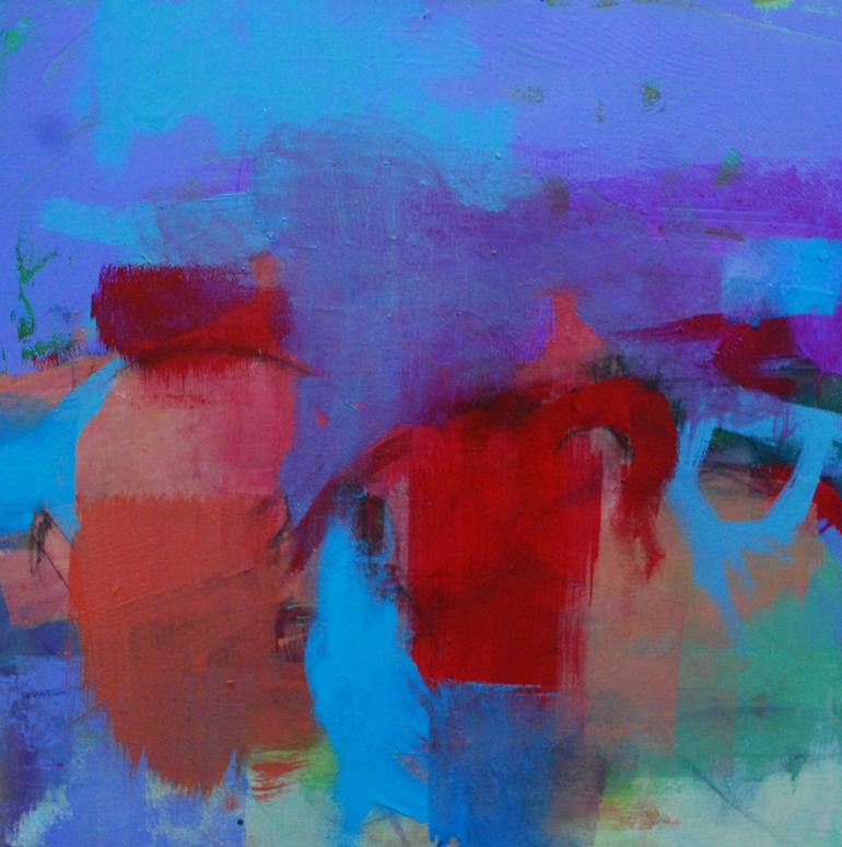 Fire Pink Painting by Jessica Caimi | Saatchi Art