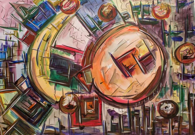 Structure and layout Sharansky Painting by Irina Kuzina | Saatchi Art