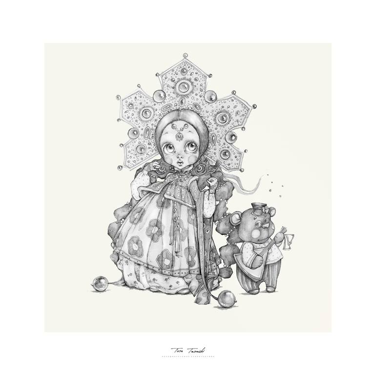 Царевна Drawing by Tata Tatashi | Saatchi Art