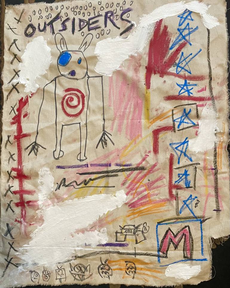 Outsiders #2 Painting by Dominic Massaro | Saatchi Art