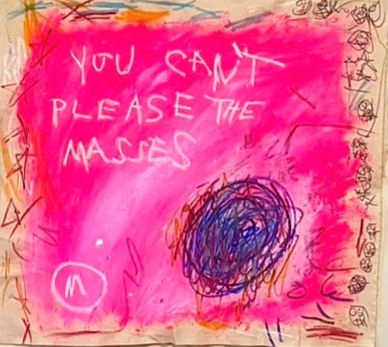 you can't please the masses Painting by Dominic Massaro | Saatchi Art