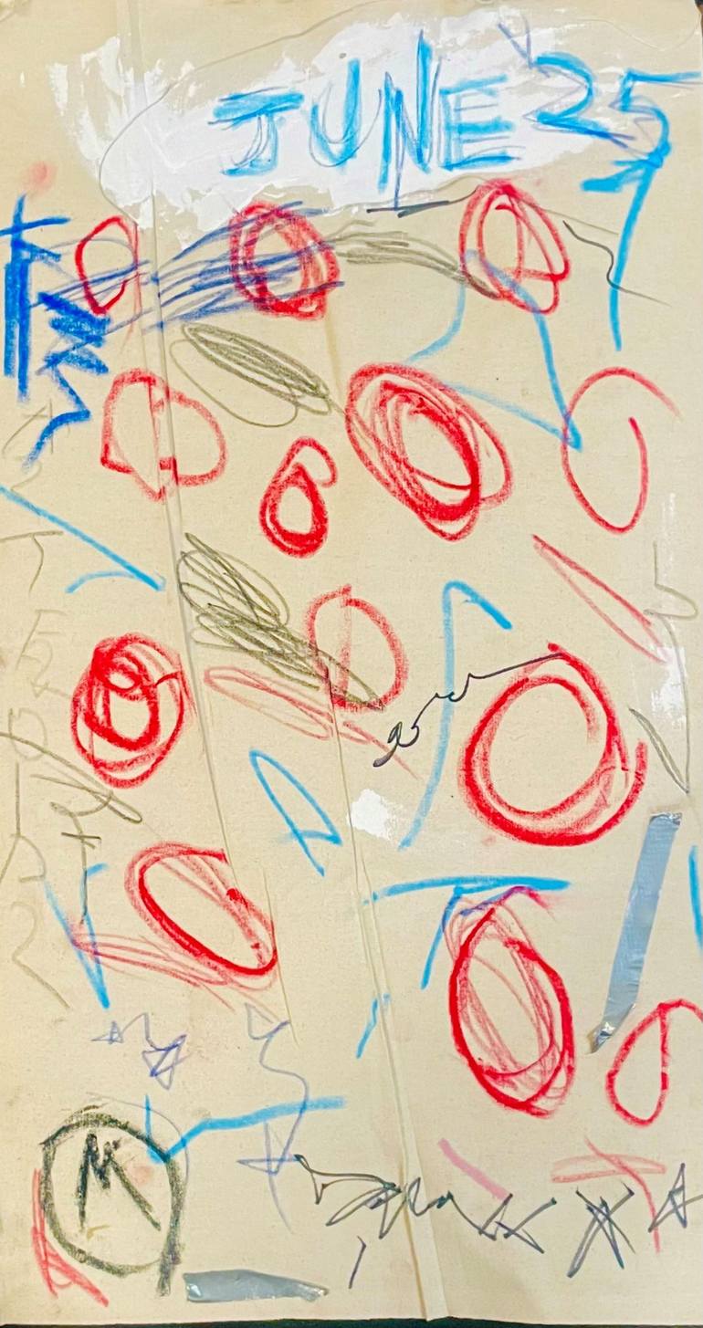 Red spheres 6/25 Painting by Dominic Massaro | Saatchi Art