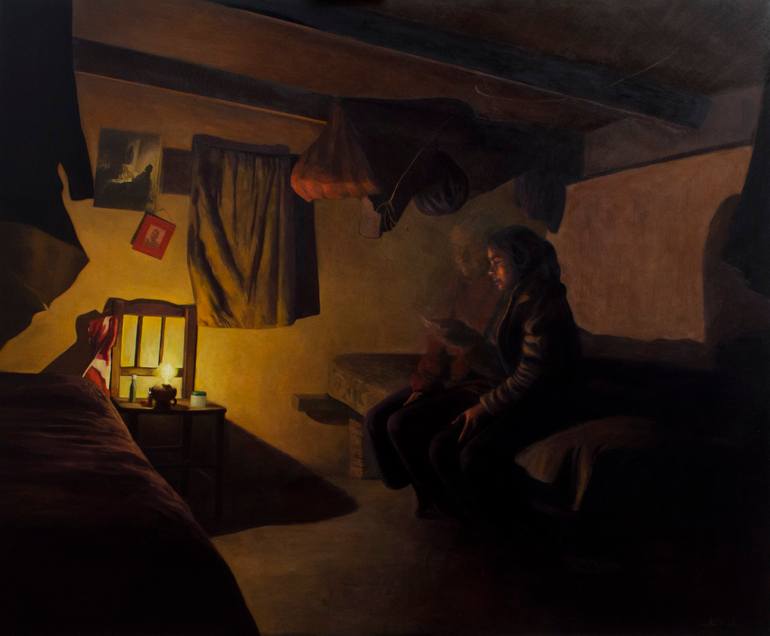 NOCTURNO Painting by Andres Alarcon | Saatchi Art