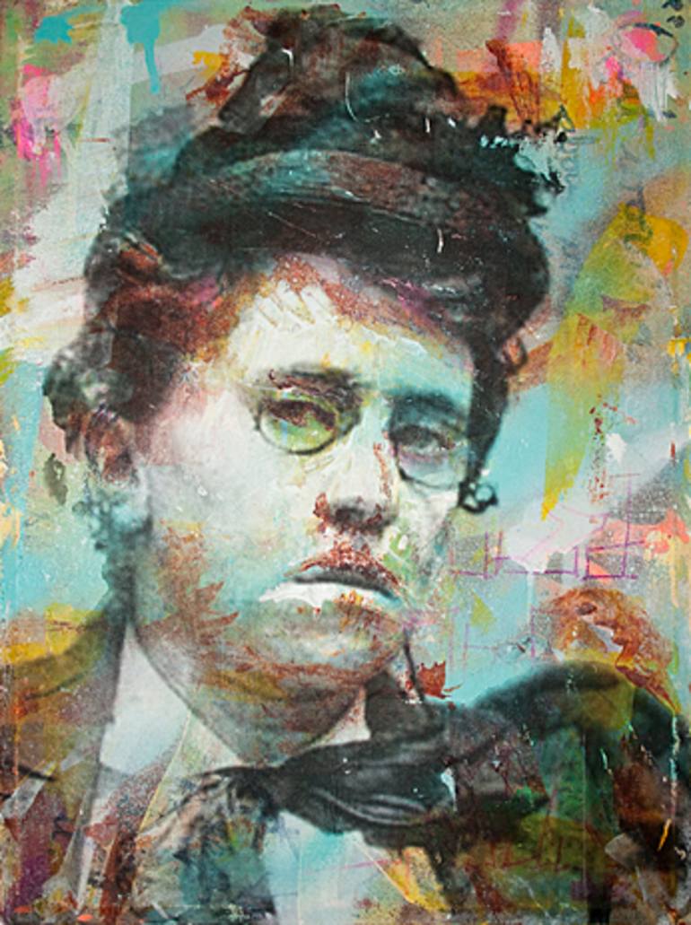 Emma Goldman Painting by Workin' Overtime | Saatchi Art